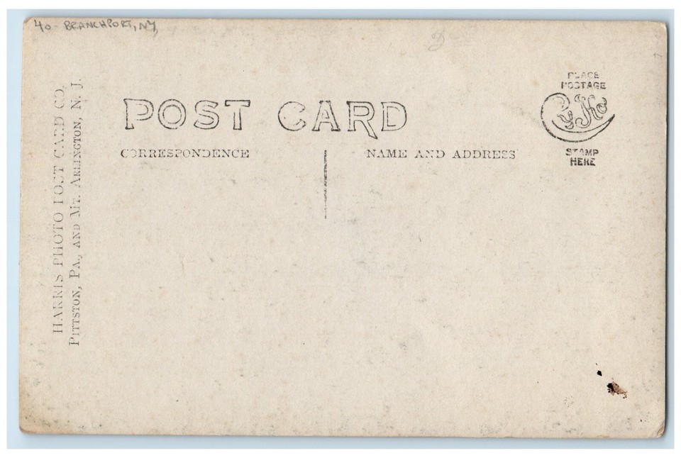 c1910's EP Church Branchport New York NY Unposted Antique RPPC Photo ...