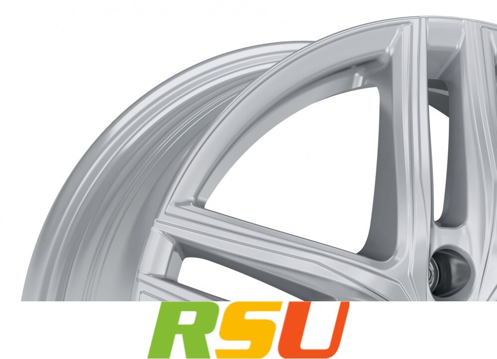 Ronal R65 silber 8x19" ET40 LK5 114.3 ML 82 Alufelgen 19 Zoll ...