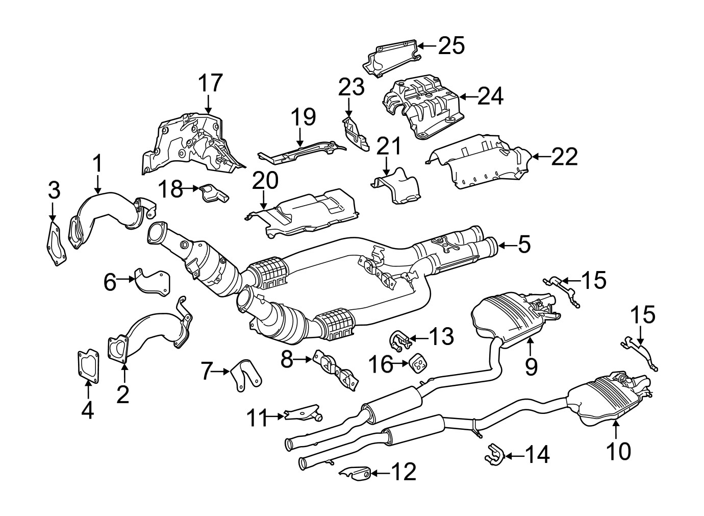 Genuine OEM Exhaust System Hanger for Mercedes 2314920044 | eBay