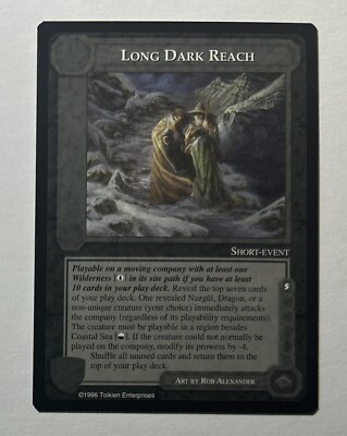 MECCG MIDDLE EARTH CCG LONG DARK REACH DARK MINIONS RARE NEVER PLAYED ...