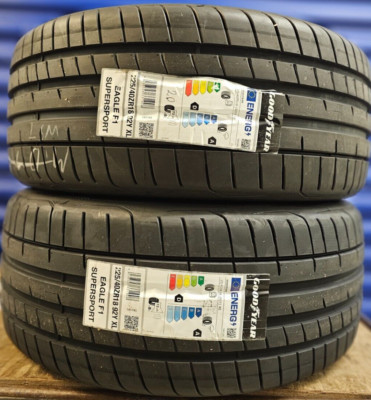 2X GOODYEAR F1 EAGLE SUPERSPORT 225/40/18 225 40 ZR18 92Y XL UHP ...