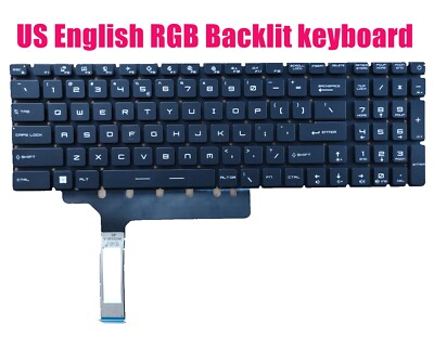 US RGB Backlit keyboard for MSI GE76 Raider 11UH/10UG(MS-17K3) | eBay