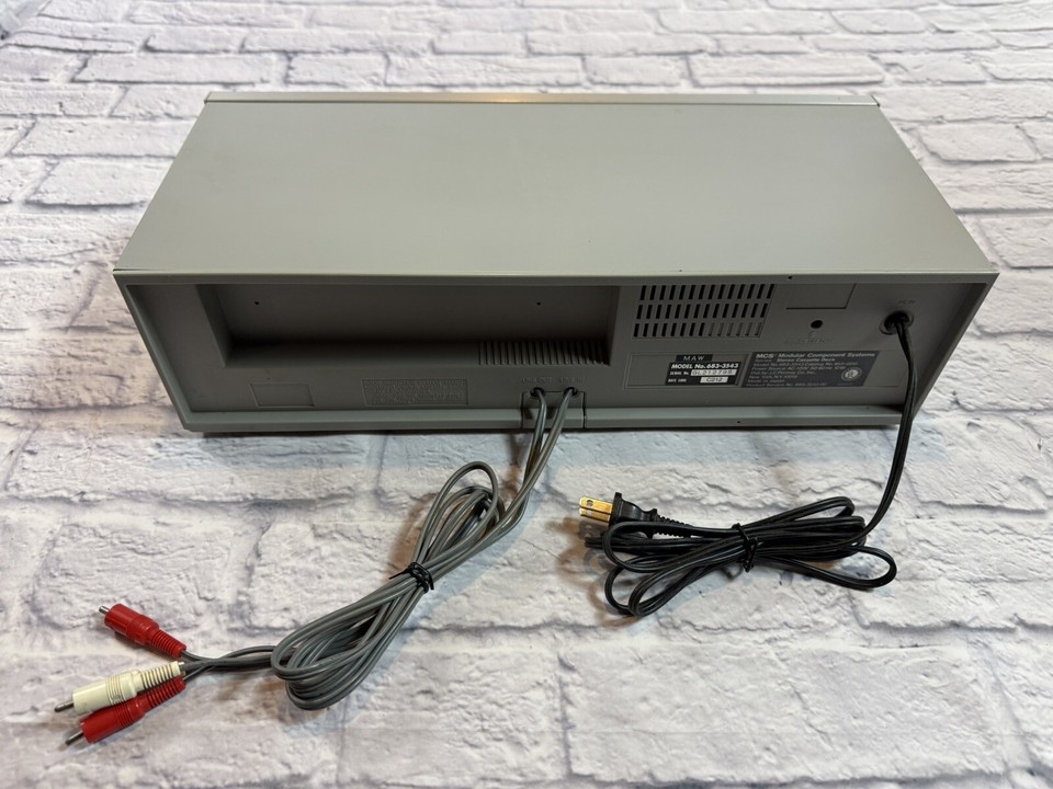 VINTAGE MCS SERIES STEREO CASSETTE DECK MODULAR COMPONENT SYSTEM MODLE ...