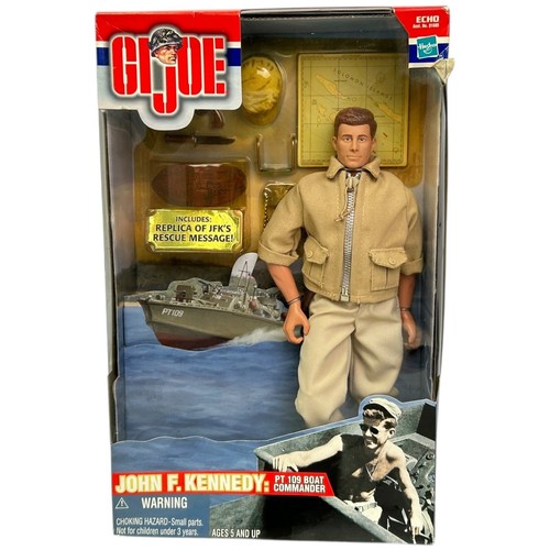 GI Joe John F. Kennedy PT 109 Boat Commander Hasbro Vintage 2000 Action ...