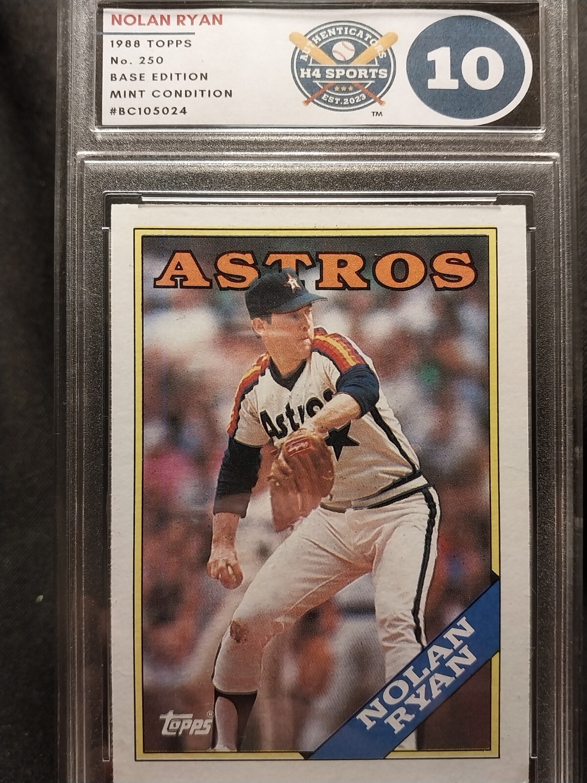 1988 Topps - #250 Nolan Ryan - Graded 10 Mint Condition- Popular | eBay