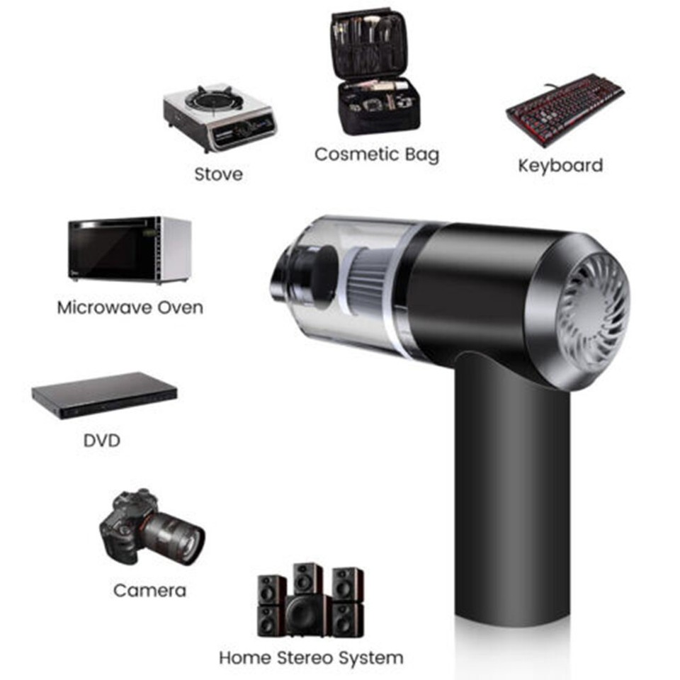 US Mini Computer Vacuum USB Keyboard Cleaner PC Laptop Brush Dust ...