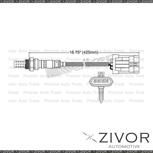 BOSCH Post Catalytic Oxygen Sensor For Holden Barina TK 1.6 F16D3 4 Cyl ...