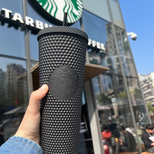 New Halloween Starbucks 2022 Matte Black 710ml Plastic Straw Cup Tumbler 24oz | eBay