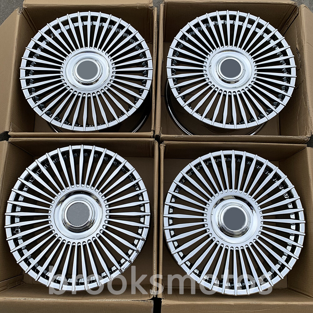 18" 36 SPOKE CHROME STYLE WHEELS RIMS FITS FOR MERCEDES BENZ W140 S ...