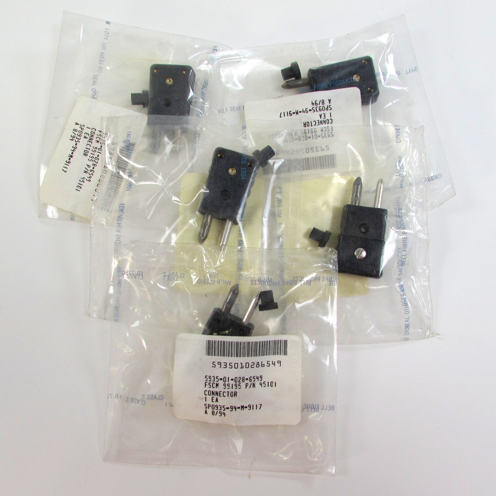Lot of 5 - NEW Thermo 45101 Standard J-type Thermocouple Connector ...
