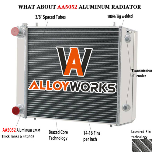 4 Row Aluminum Radiator For 1994-1998 1995 Land Rover Defender ...