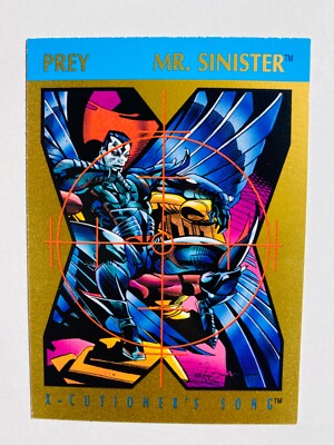 1992 SKYBOX; MARVEL STRYFE'S STRIKE FILE: MR. SINISTER NM-MT CARD | eBay