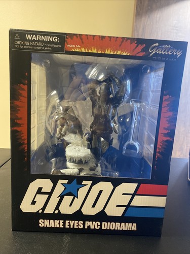 GI JOE GALLERY SNAKE EYES & TIMBER 11" PVC DIORAMA TOY FIGURE STATUE ...