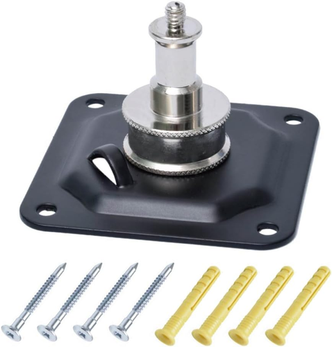 Wall Ceiling Mount Light Stand 5/8" Stud with 1/4" Thread, 4X Screw and ...