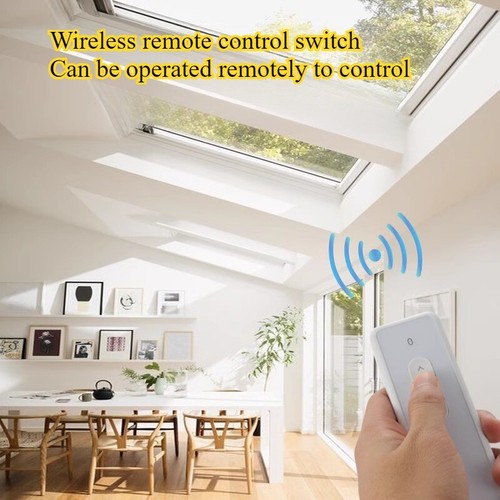 Wireless Electronic Motorised Window Opener Winder Electric Remote ...