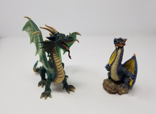 Lot of 2 Winged Dragons: Schleich World of Knights 2003 & Summit ...