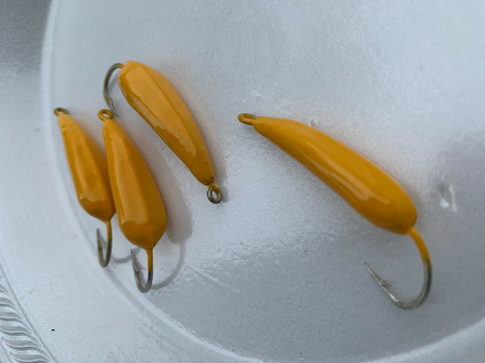 3/4 Oz Pompano Goofy Silly Jigs Lot 10 Pack Bluefish Mackerel Trout | eBay