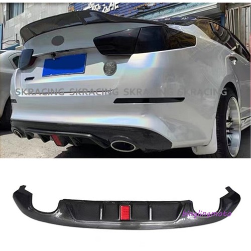 Fit 2011-2013 Kia Optima K5 Carbon Fiber Style Rear Bumper Diffuser ...