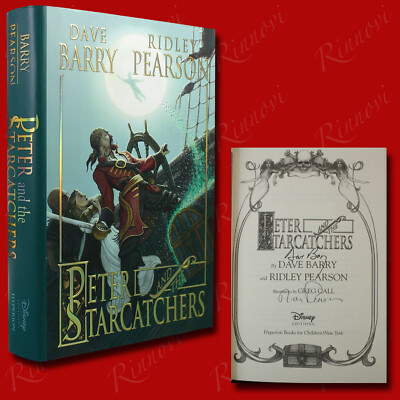 Peter and the Starcatchers SIGNED Dave Barry & Ridley Pearson (2004,HC ...
