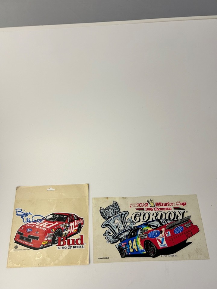 Lot of 12 NASCAR 1990s Static Cling Decals & Stickers VG – Martin ...