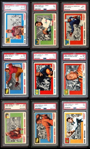 1955 Topps All-American Football Complete Set - Premier 6 - EX/MT ...