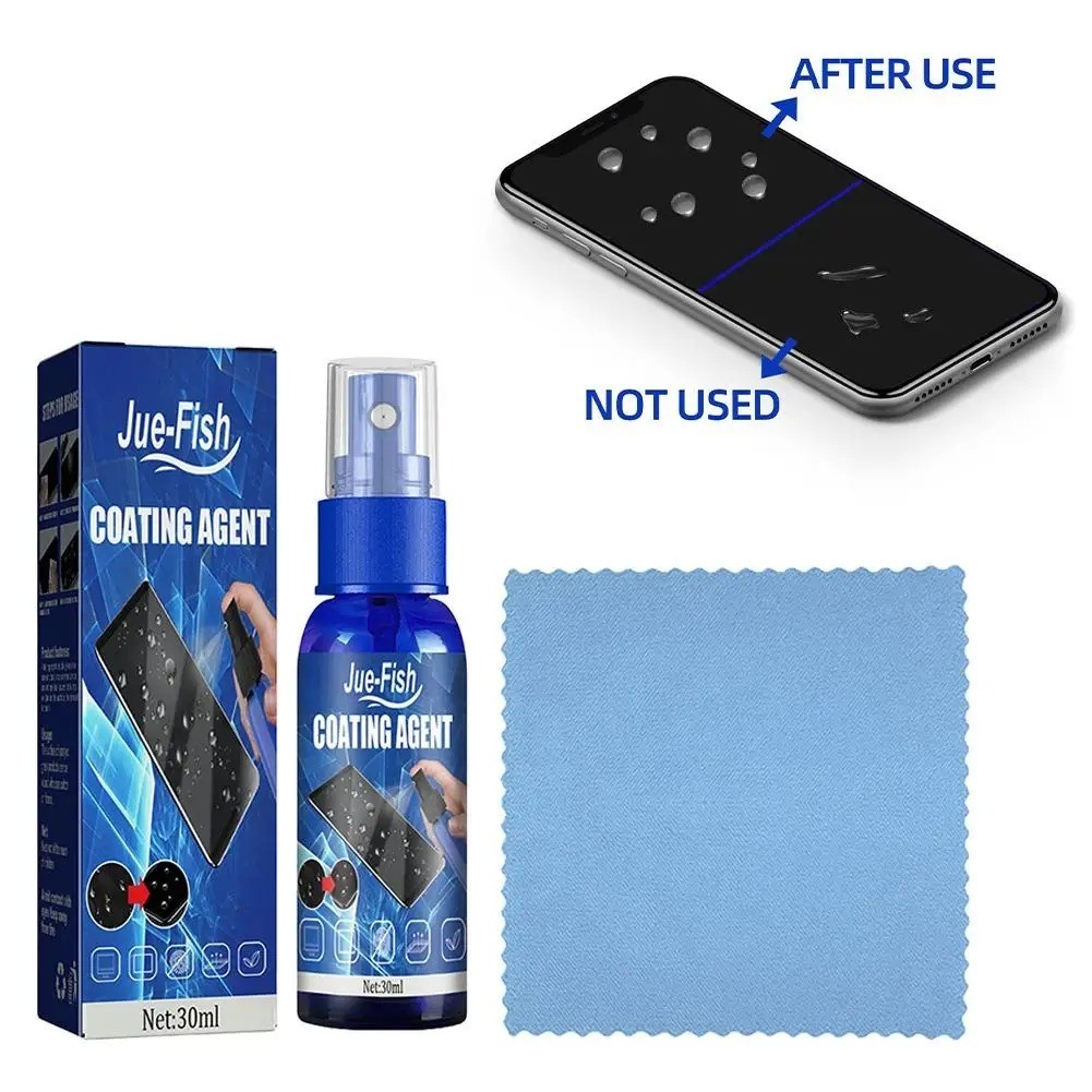 Screen Cleaner Spray Kit with Microfiber Cloth Anti-Fingerprint Polish ...
