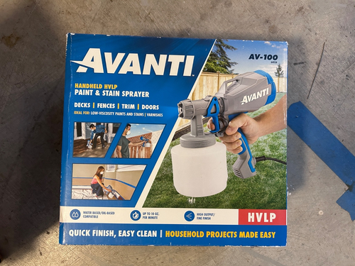 Avanti Electric Paint & Stain Sprayer HVLP Handheld AV-100 | eBay