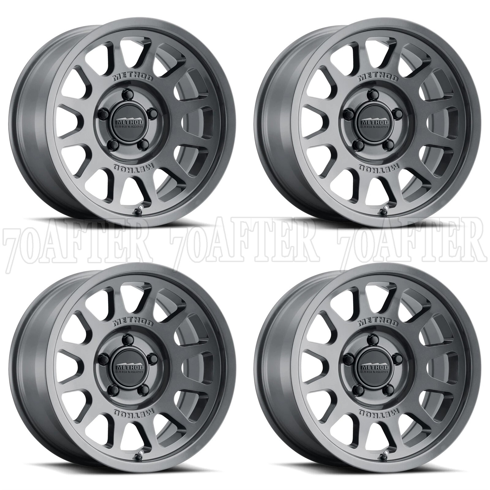 (4X) Method MR703 Bead Grip Wheels [16x6|5x130|ET:68|CB:78.1] Gloss ...