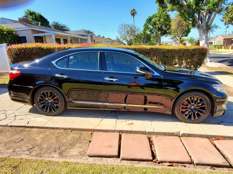 SET OF (5) 19" Lexus Gloss Black Rims Factory OEM 74284 LS460 LS500 ...