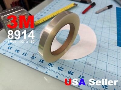 3M™ 8914 Edge Sealer Tape 1/2in X 150ft 2 mil Clear Overlaminate for ...