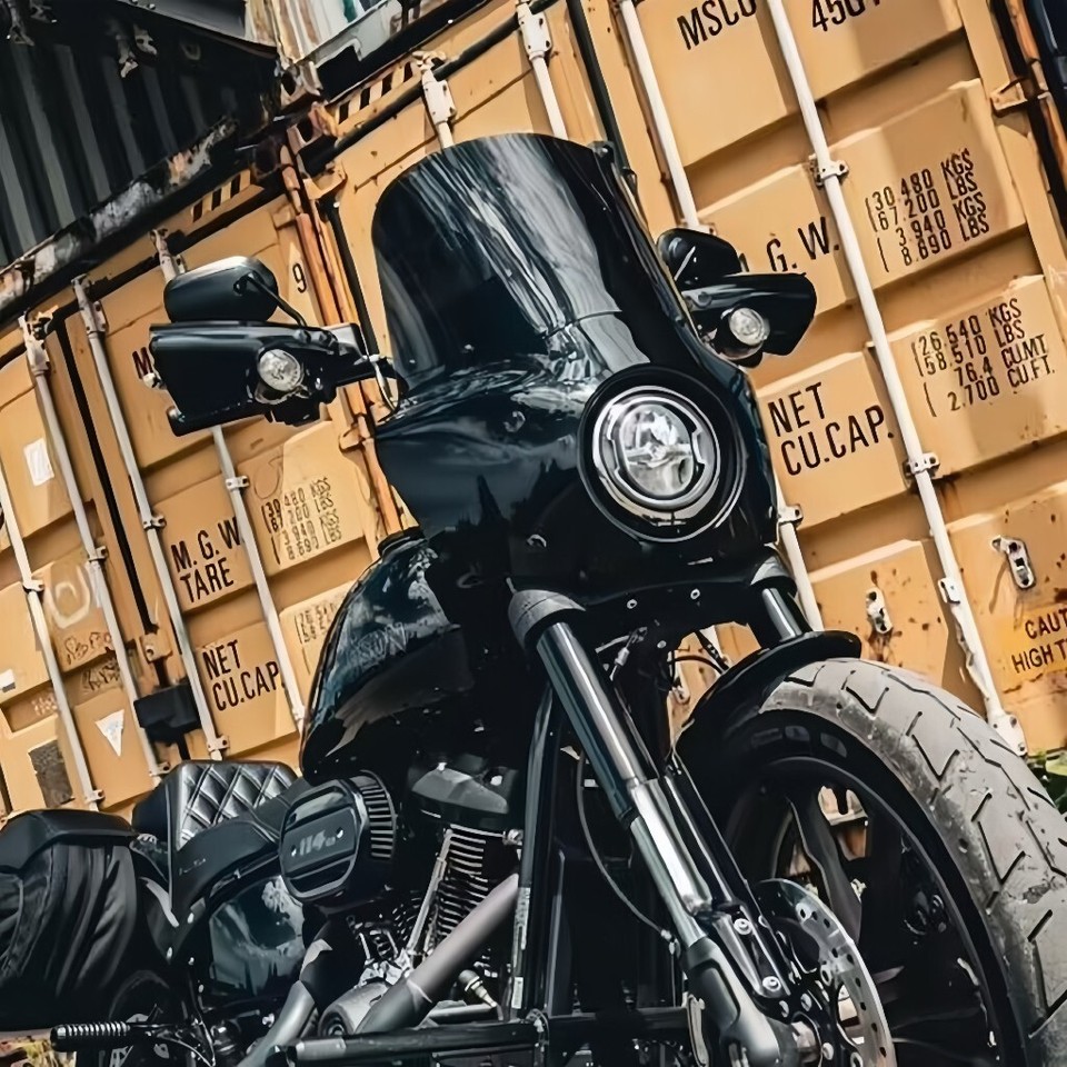 For Harley Softail Fat Bob 2018-2025 Hand Guard Protection Shield ...
