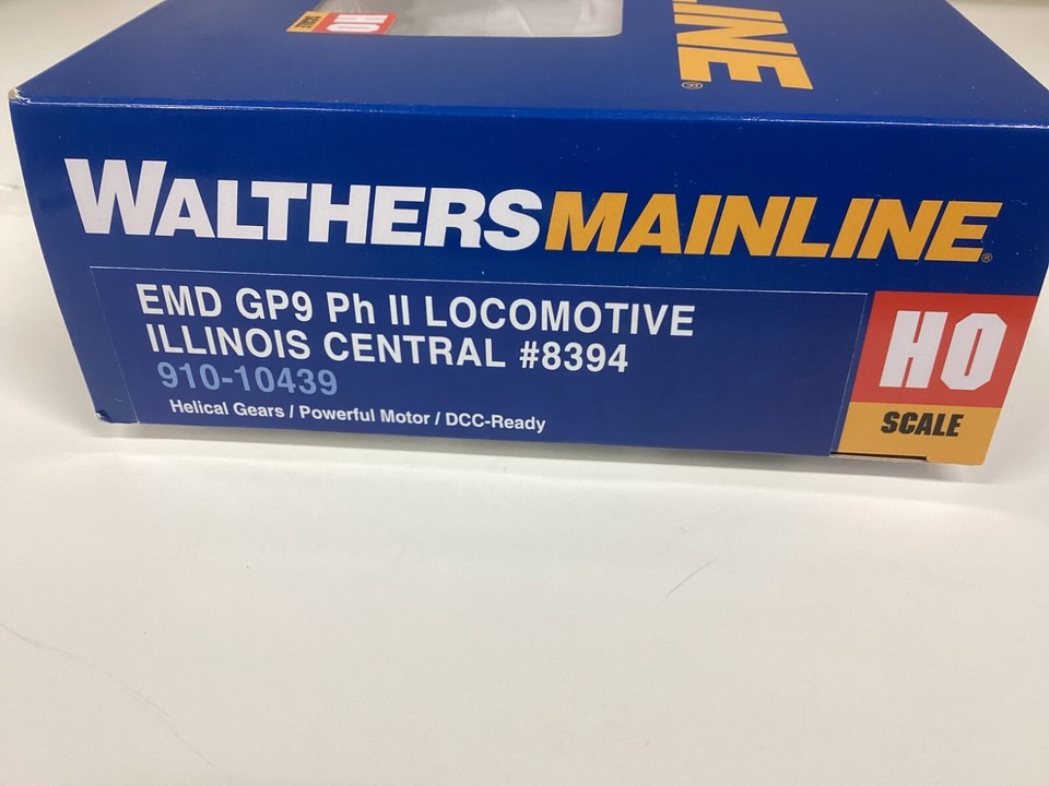 Walthers Mainline #910-10439 HO scale “Illinois ” GP9 DCC/Sound READY ...