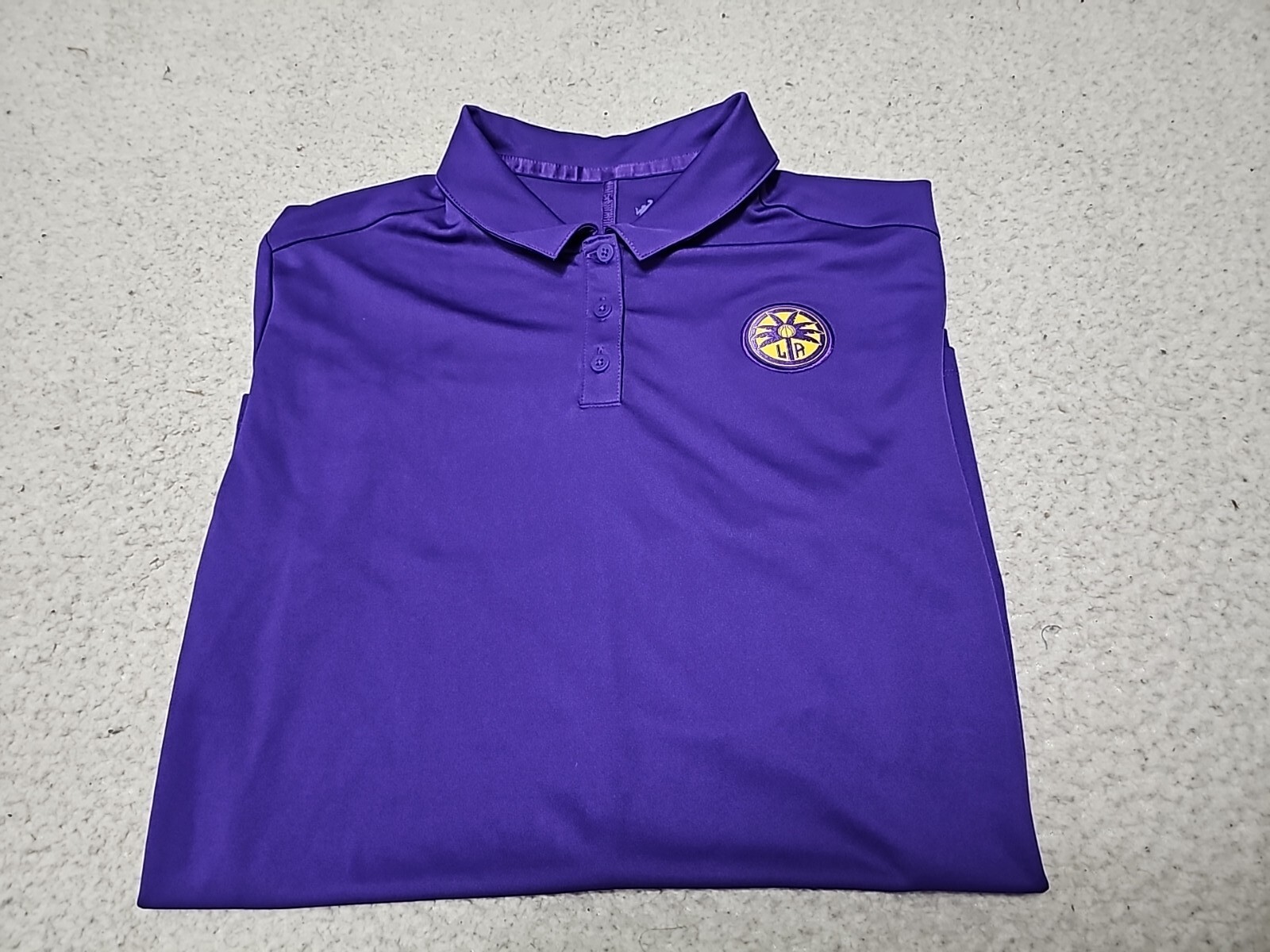 NEW: Los Angeles Sparks WNBA Nike Purple Dri-Fit Polo Shirt Womens Size ...