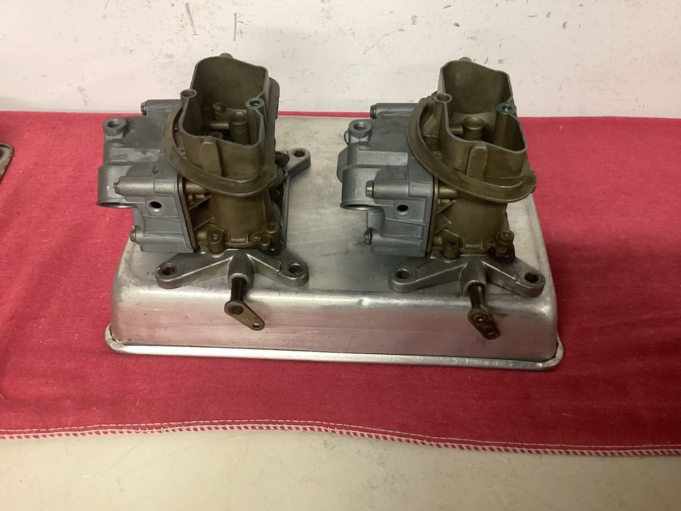 1969 Corvette Holley Tri Power 3x2 End Carb Carburetors 3659 dated 941 ...