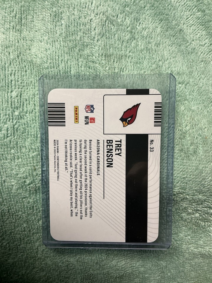 Contenders Trey Benson CASE HIT Permit To Dominate | eBay