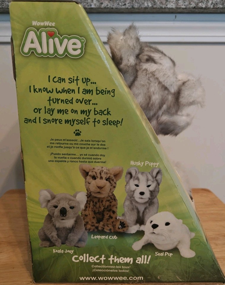 NEW WowWee Husky PUPPY ALIVE Interactive Electronic PLUSH Toy NIB | eBay
