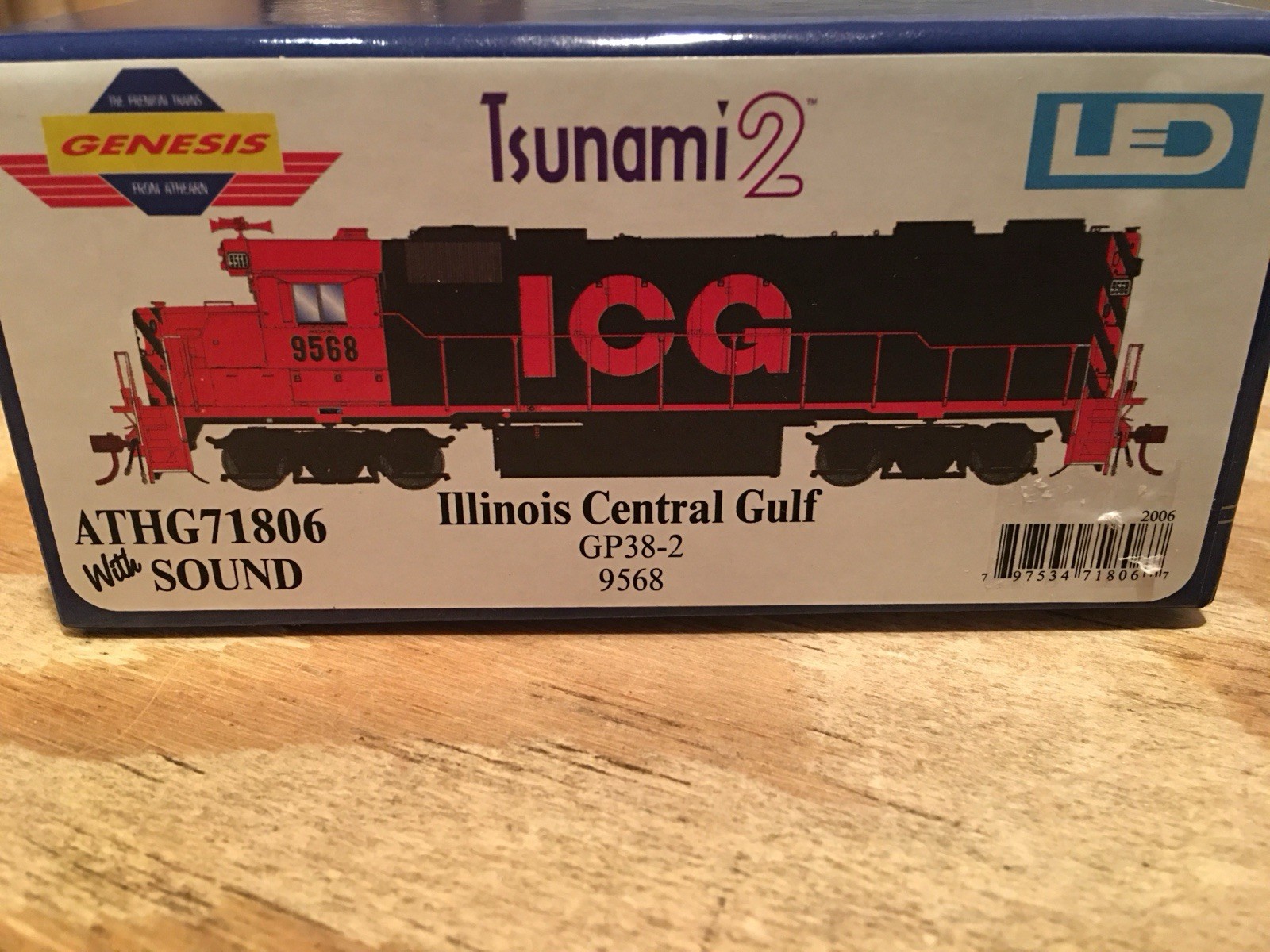 HO Athearn Genesis G71806 Illinois Central Gulf GP38-2 Locomotive ICG ...