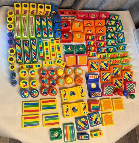 Vintage HILCO Magnetic Building Blocks Lot of 118 | eBay