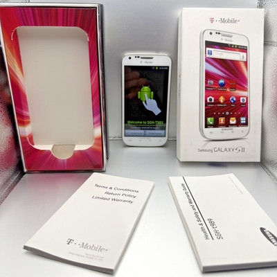 Samsung Galaxy S II SGH-T989 Pre Owned T-Mobile Unlocked White Android ...