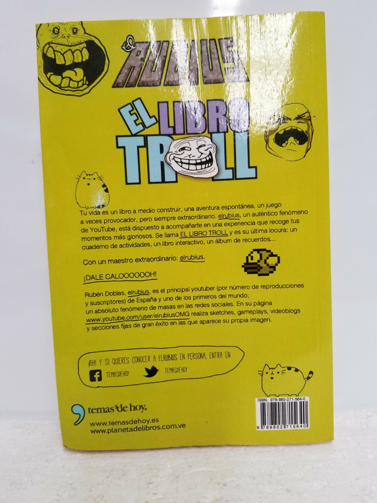 El Libro Troll El Rubius | eBay