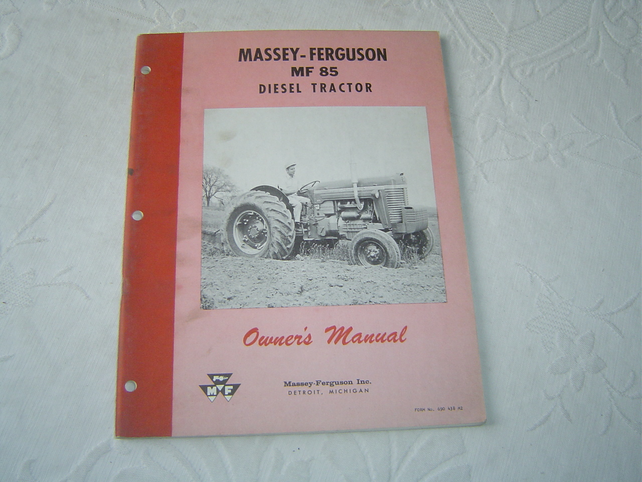 Massey Ferguson MF85 MF 85 tractor operator's manual | eBay