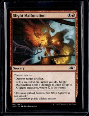 Slight Malfunction - 123/244 - UNF - NM - MTG Magic the Gathering | eBay