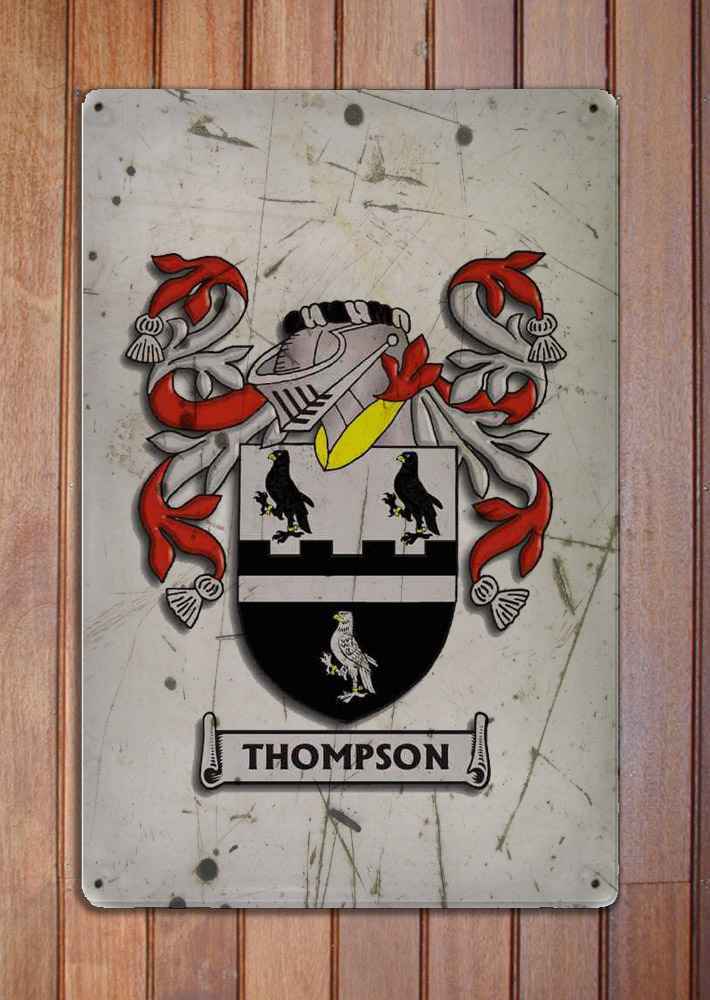 Glover Coat of Arms A4 Aged Retro 10x8 Metal Sign Aluminium Heraldry ...