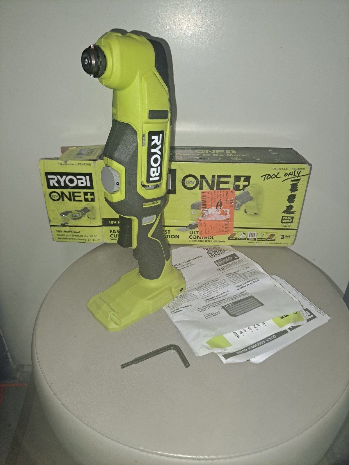 18v RYOBI PCL430B ONE+ 18V 18 Volt Cordless Multi-Tool (Tool Only ...