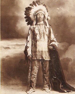 Native American Indian 1998 Ogalala Group Chief Photo Print 8" x 10" | eBay