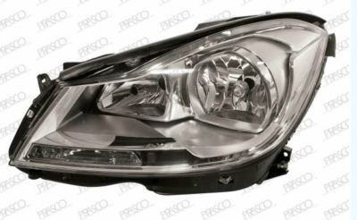 HEADLIGHT LEFT WITH ELECTRIC MOTOR CHROME W A2048204959 | eBay