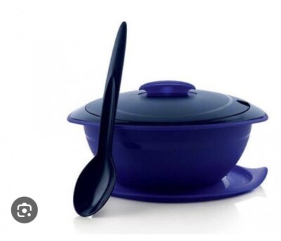 Tupperware Insulated Server Medium Warmie Tup W/Spoon Microwave Safe 2 ...