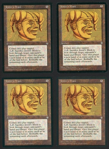 ***4x Jester's Mask*** MTG Ice Age Magic Kid Icarus | eBay