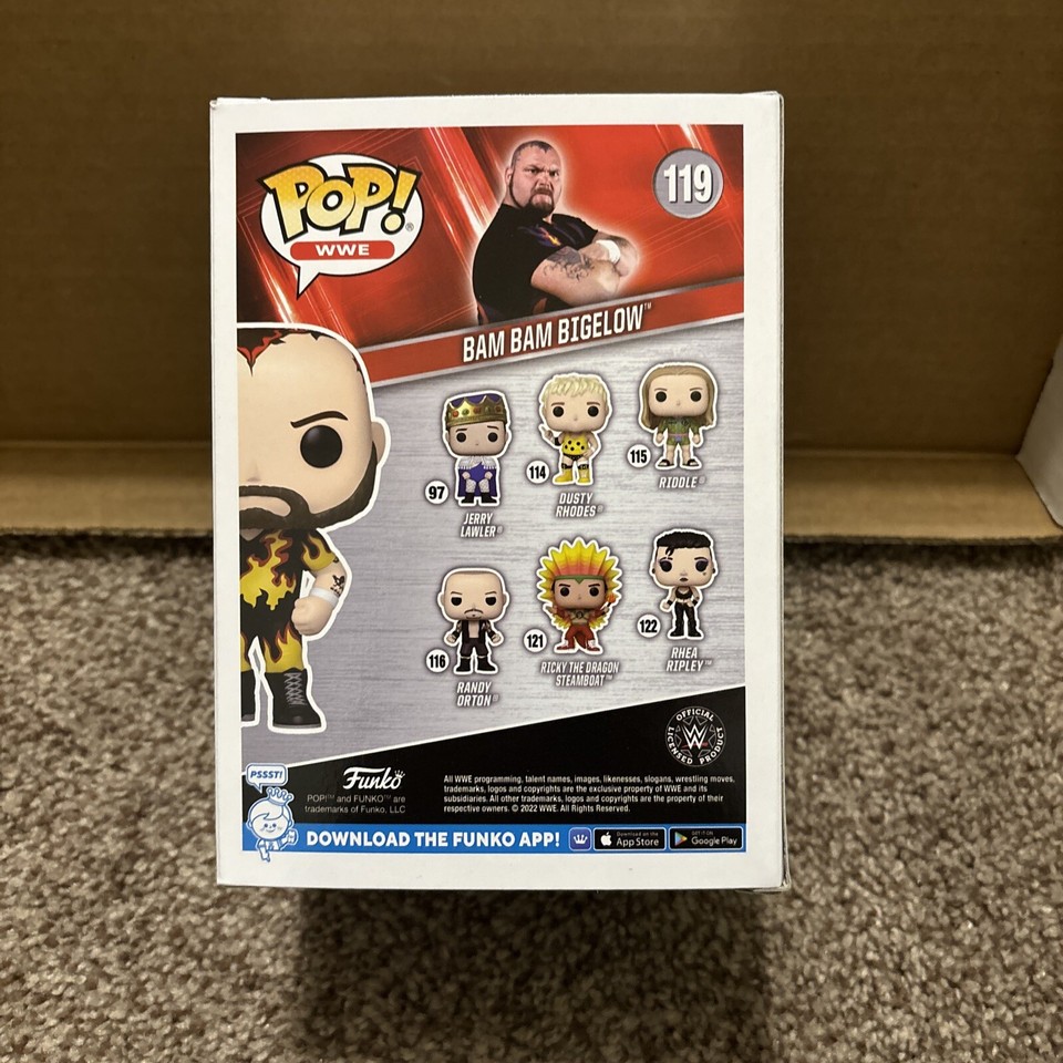 Funko Pop! Vinyl: WWE - Bam Bam Bigelow (Glows In The Dark) - Walmart ...