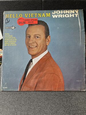Johnny Wright Hello Vietnam Vinyl LP 1965 RARE VINTAGE DL-4698 VG | eBay